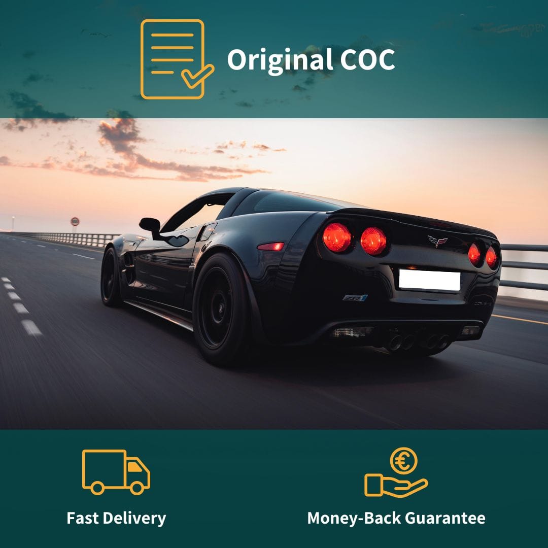 COC document CHEVROLET car Certificate of conformity | Free shipping ...