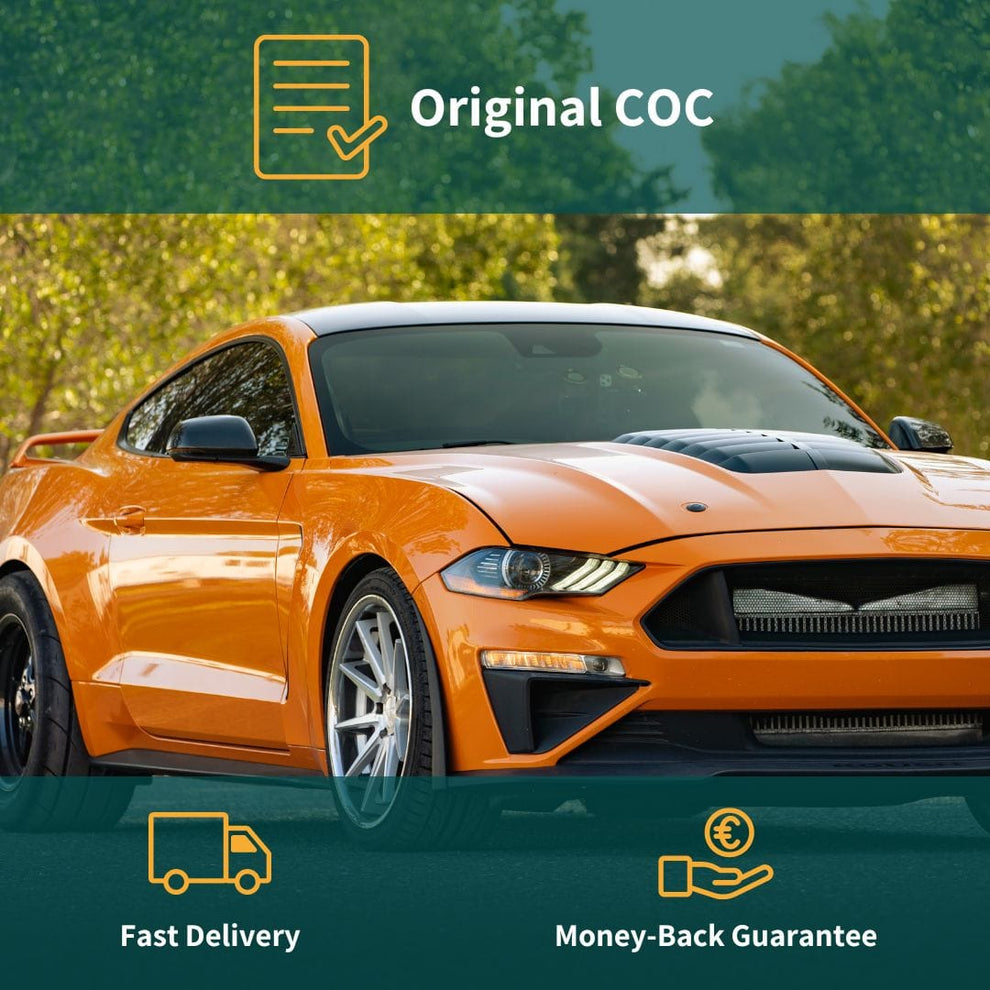 COC papers FORD car Certificate of conformity | Free shipping – COC-Online